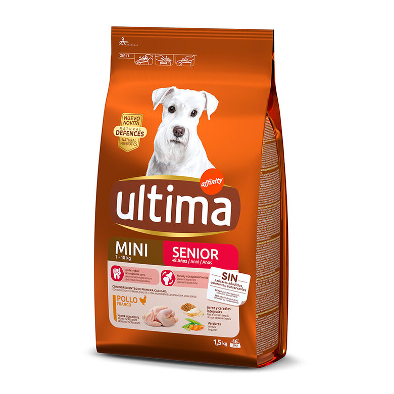 Affinity Ultima Senior Mini Pollo pienso para perros | Tiendanimal