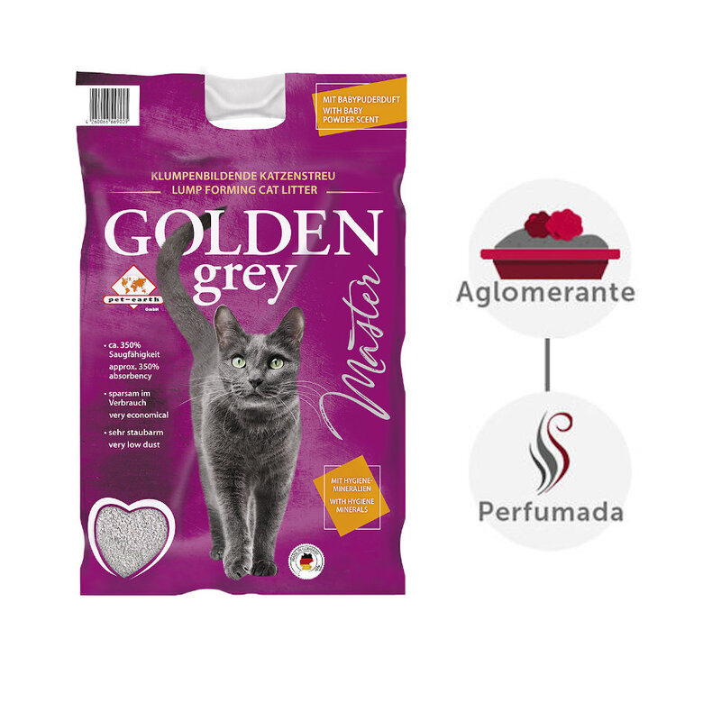Golden Grey Master Arena Aglomerante para gatos | Tiendanimal