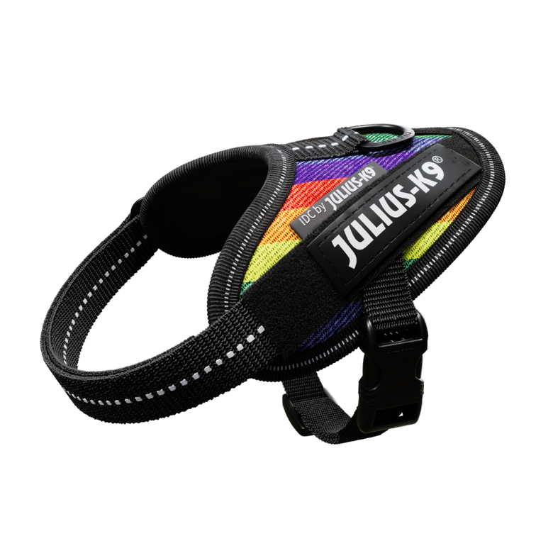 Arnés Julius K9 para perros color Arcoiris | Tiendanimal