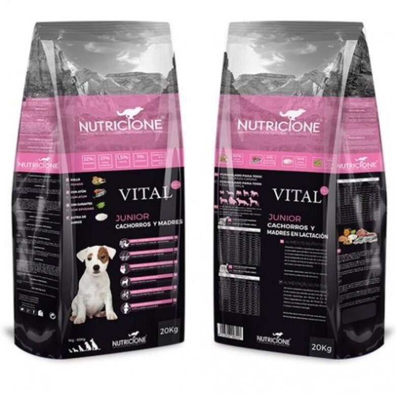 Pienso para cachorros Vital Plus Nutricione pollo-atún | Tiendanimal