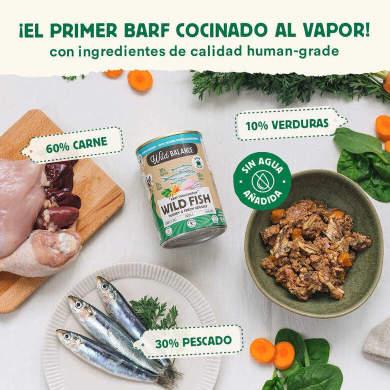Wild Balance BARF Pescado y Pavo lata para perros | Tiendanimal