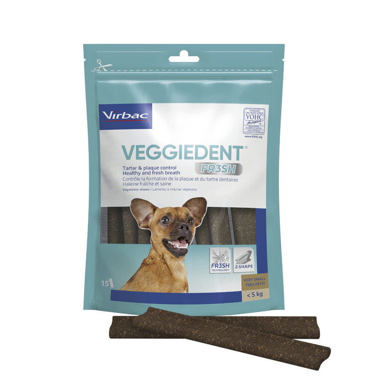 Virbac Snacks Dentales VeggieDent Fresh para perros Toy | Tiendanimal