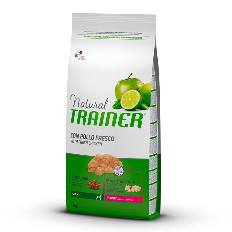 Natural Trainer Puppy Maxi Pollo pienso para perros | Tiendanimal