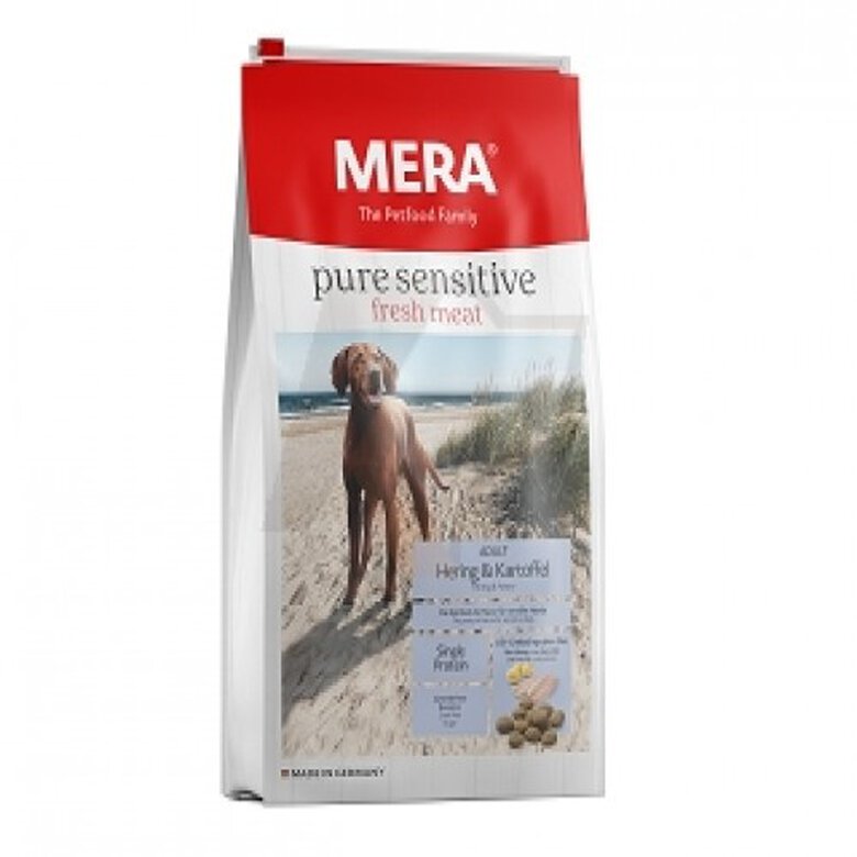 Pienso Mera sensitive sabor Arenque y patatas | Tiendanimal