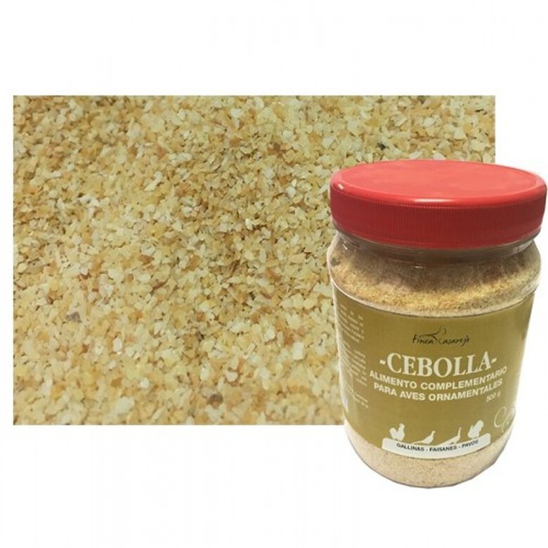 Finca casarejo cebolla en polvo expectorante natural para aves | Tiendanimal