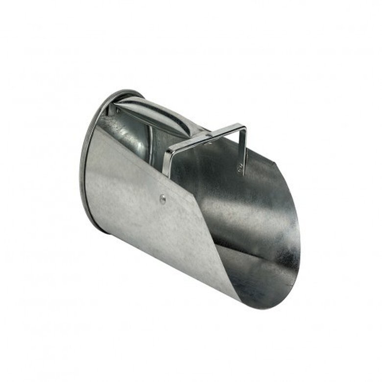 Pala para pienso metálica 2 L | Tiendanimal