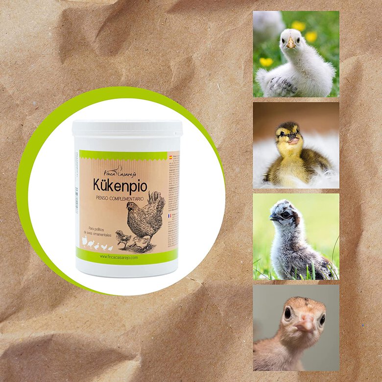 Alimento complementario rico en Probióticos y Oligoelementos - KÜKENPIO 550gr. - Vitaminas para ...