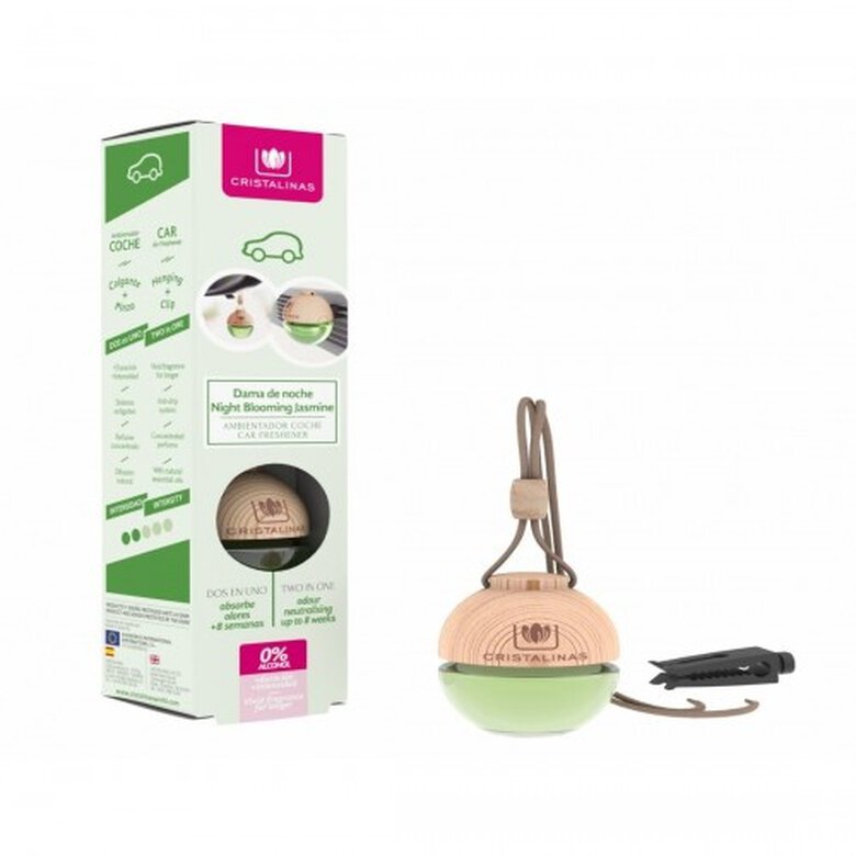 Ambientador coche aroma Dama de noche Cristalinas | Tiendanimal