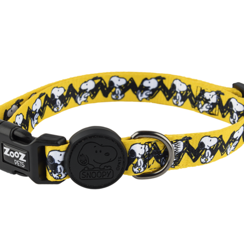 Collar para perro Snoopy color amarillo | Tiendanimal