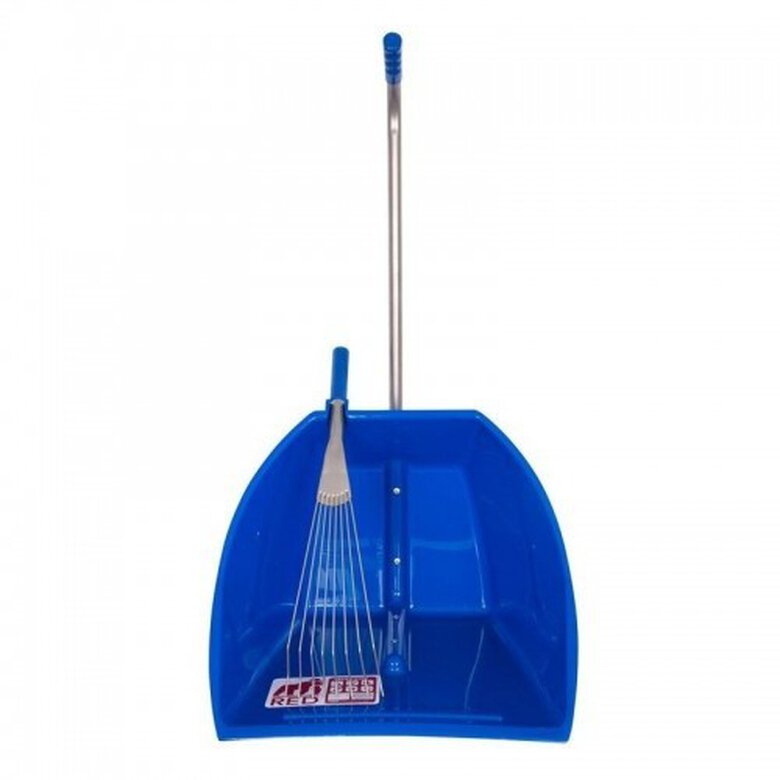 Rastrillo con recogedor grande modelo Tubtrug color Azul | Tiendanimal