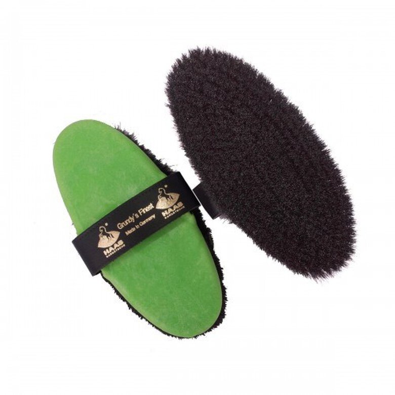 Bruza Cepillo fino Grundys de cuerpo para caballos color Verde ...
