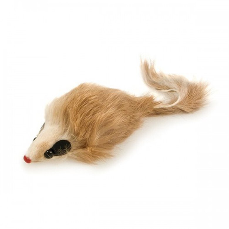 Ratón peludo color Marrón | Tiendanimal