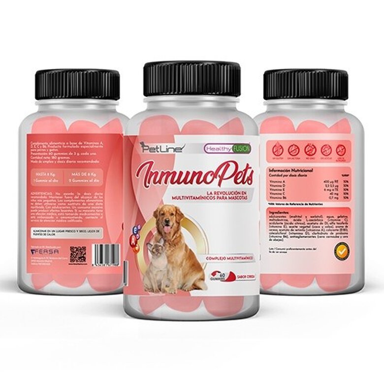 Pet line complejo multivitamínico Inmuno Pet para perros y gatos | Tiendanimal