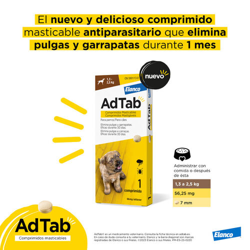 AdTab Comprimidos Masticables Antiparasitarios para perros