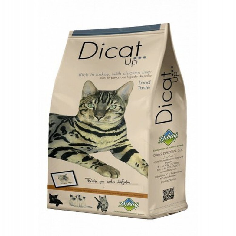 Pienso Dibaq Dicat Up Land Taste para gatos sabor Pavo | Tiendanimal