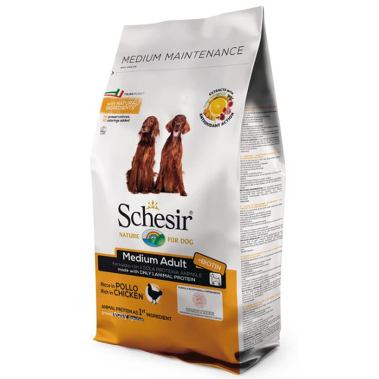 Schesir Adult Medium Nature Pollo pienso para perros | Tiendanimal