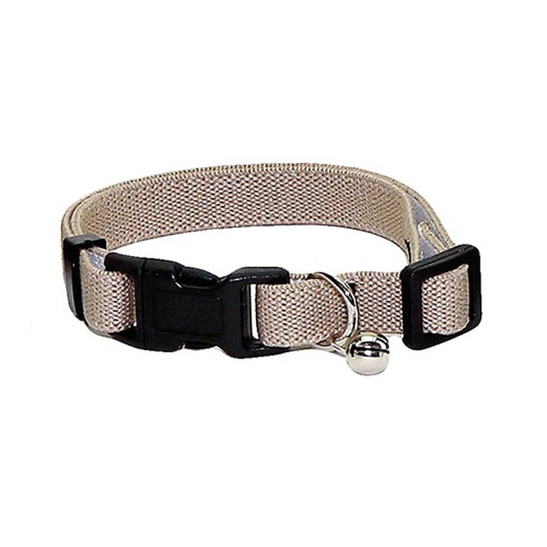 BULL COLLAR ELASTICO PARA GATO (LISO BEIGE) | Tiendanimal